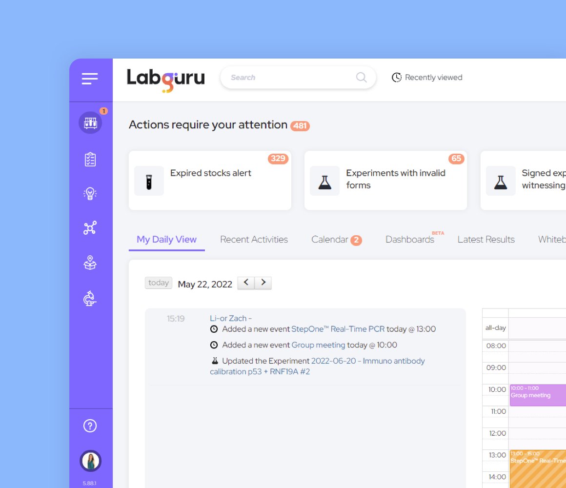 Labguru LIMS Software for Laboratories | Get a Free Trial